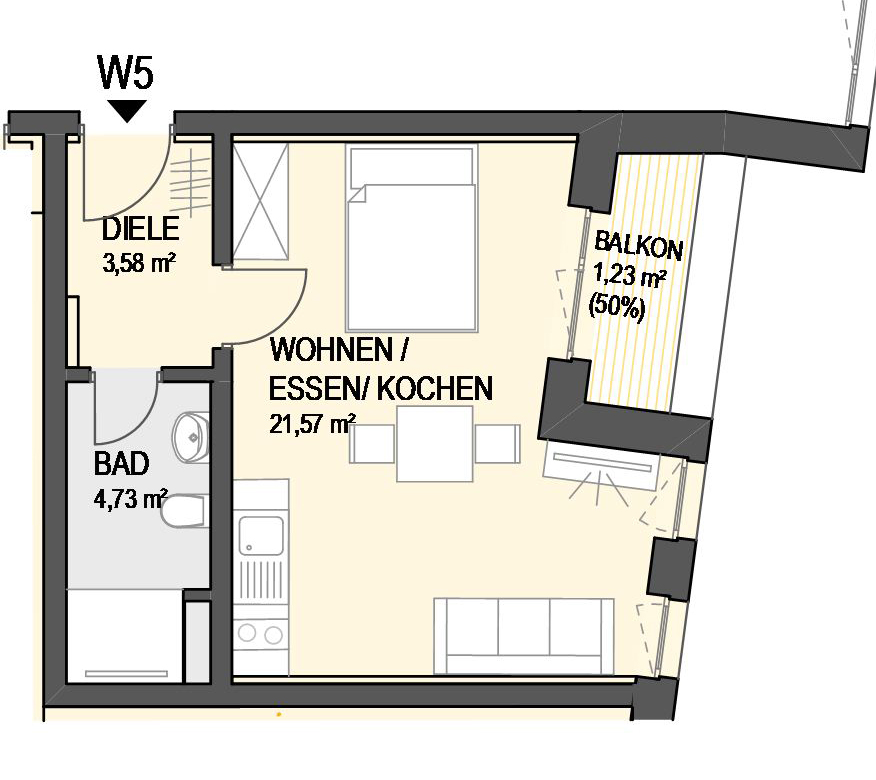 1 5 Zimmer Wohnung Ka5 